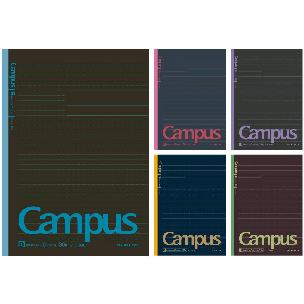 Snapklik.com : KOKUYO Campus Notebook, Dot B 6mm Ruled, Semi-B5, 30 ...