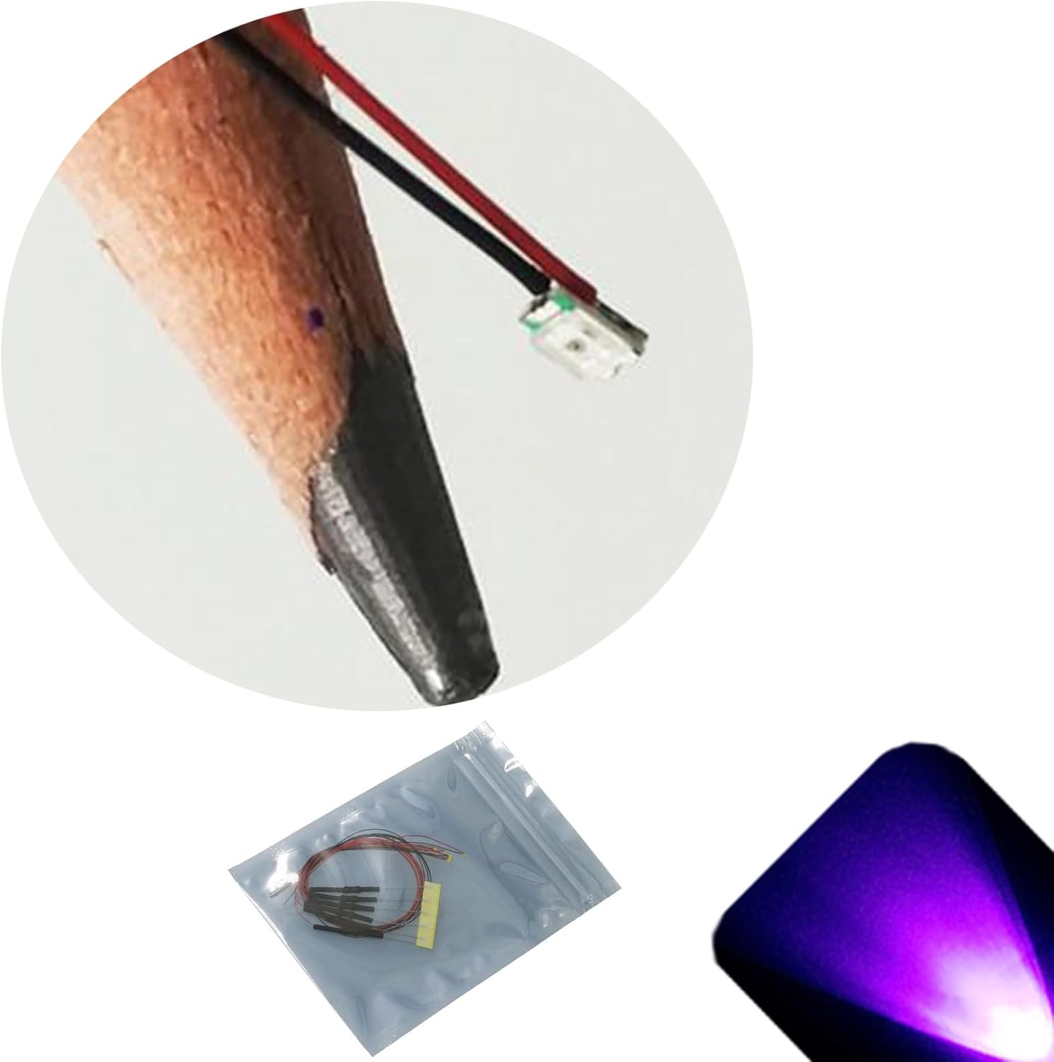 Amazon.com: Lighthouse LEDs 12v 0805 Chip/Micro SMD Wide Angle Pre ...