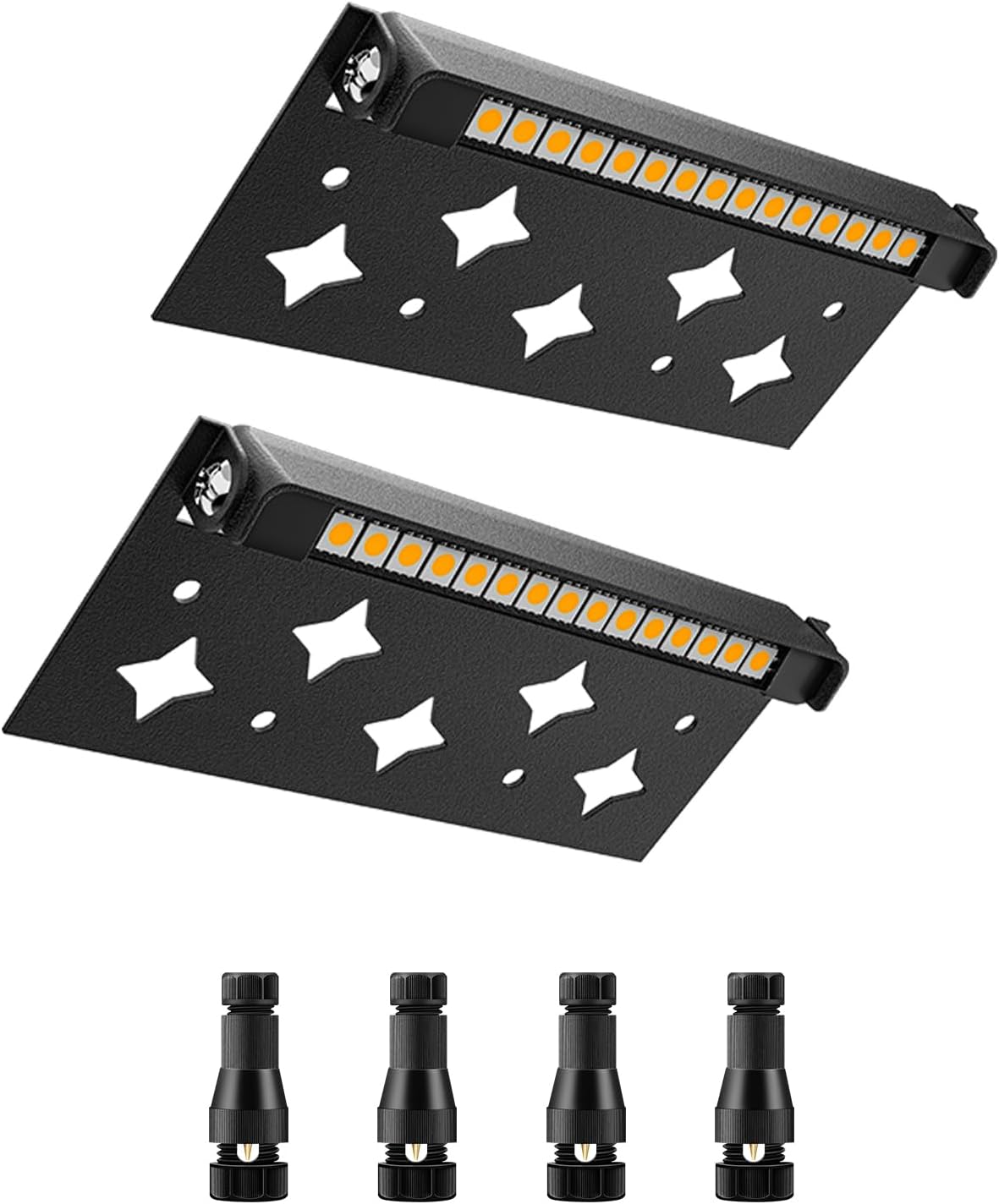 DOREIO 5W Retaining Wall Lights 7 inch LED Hardscape Lighting Low ...