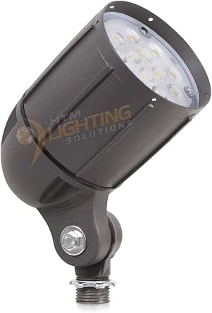 LED Bullet Flood Light - Bronze - 1/2in. NPT Thread - 100-277VAC - Wide ...