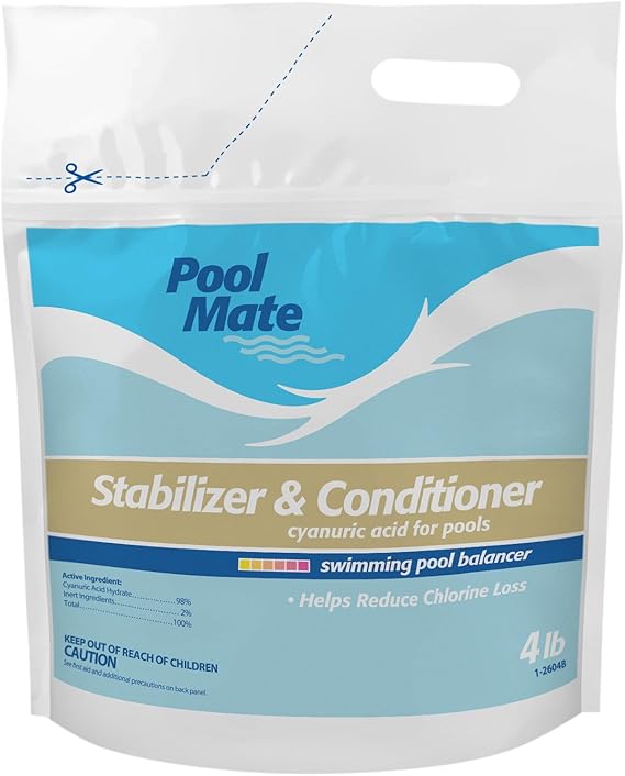 Amazon.com : Pool Mate 4-Pounds Premium Pool Stabilizer and Conditioner ...