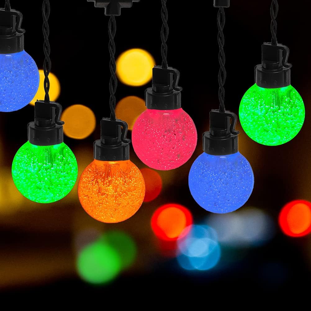 AWQ 35 FT Globe String Lights Outdoor Commercial Grade Light with 20 ...