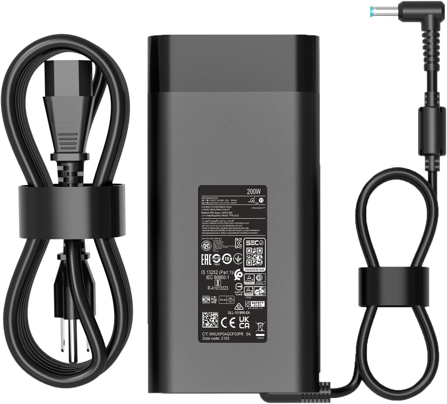 Amazon.com: 200W AC Charger for HP Omen 15 16 17 Inch Gaming Laptop 15 ...