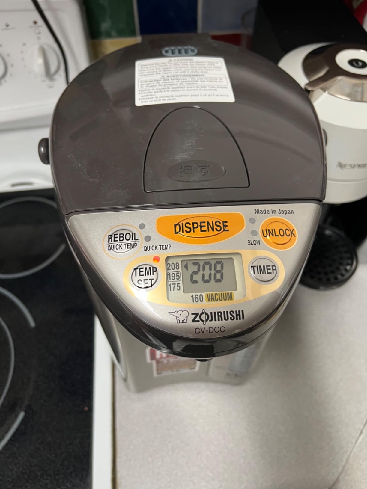 ZOJI Zojirushi America Corporation CV-DCC40XT VE Hybrid Water Boiler ...