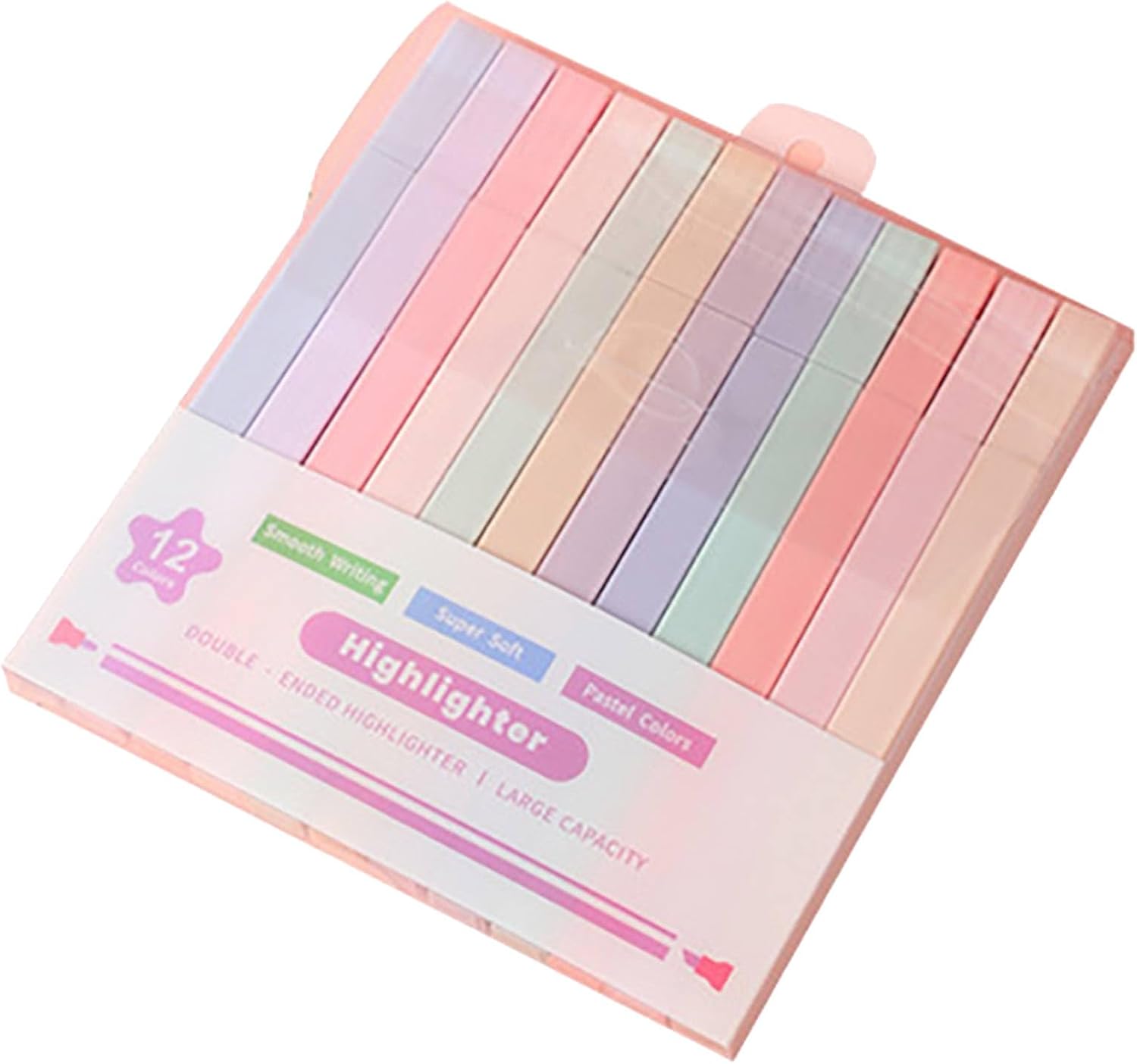 Amazon.com: zesijuna 12pcs Highlighters Aesthetic Highlighter&Single ...