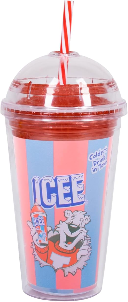 Amazon.com: ICEE Slushie Cold Change Straw Cup. Activated By Cold ...