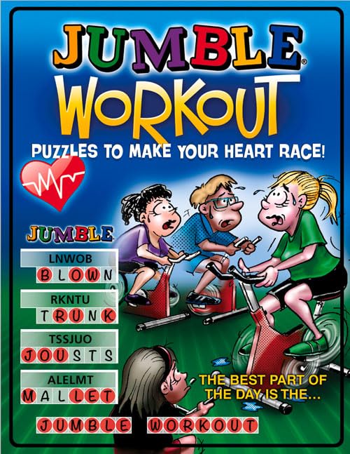 Jumble® Workout: Puzzles to Make Your Heart Race! (Jumbles®): Tribune ...