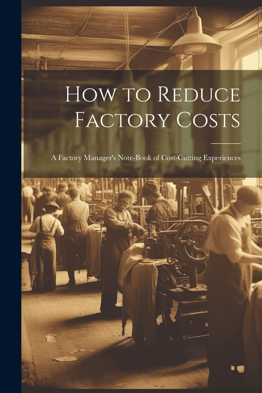 Buy How to Reduce Factory Costs: A Factory Manager's Note-Book of Cost ...