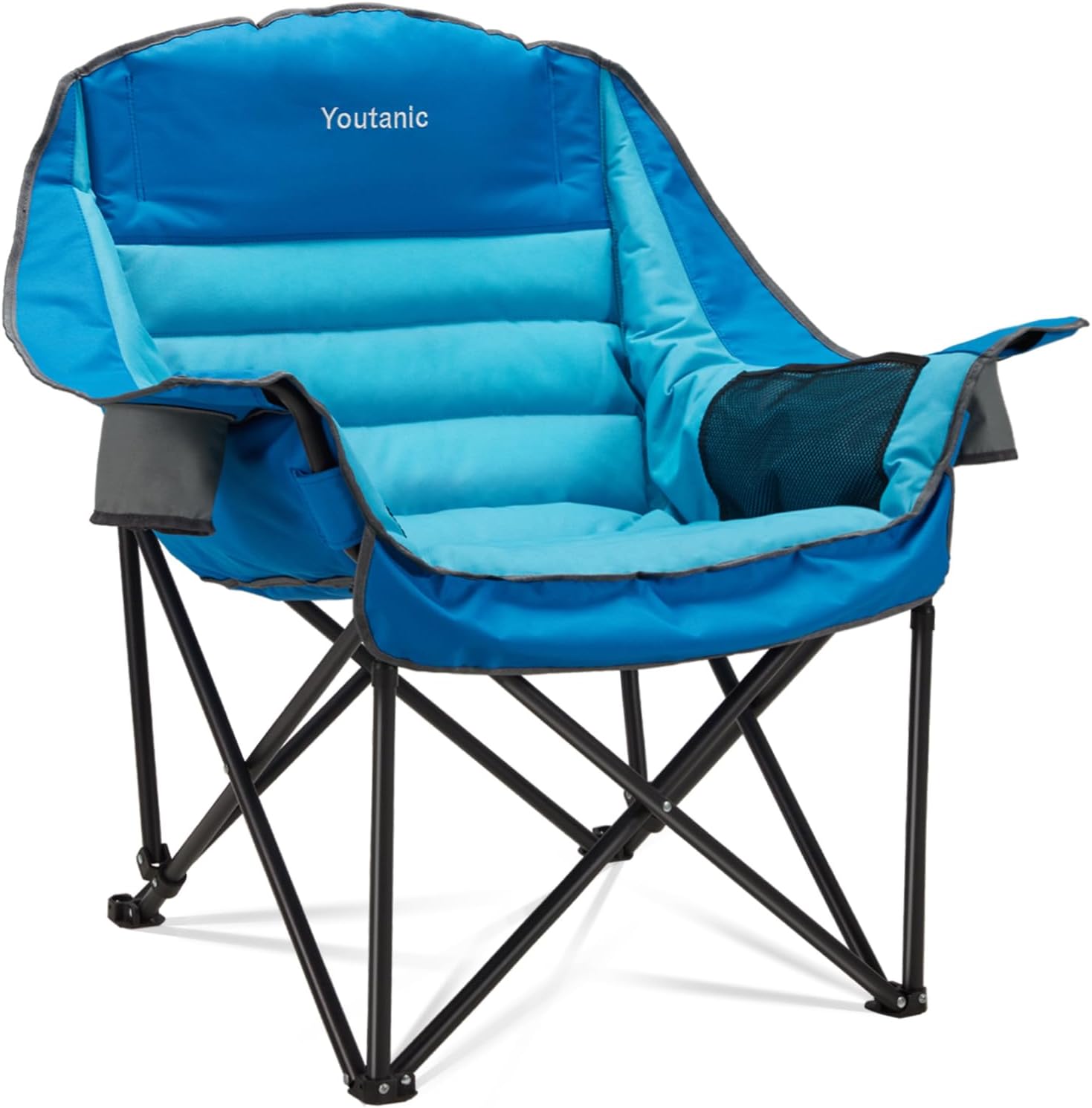 Amazon.com: Youtanic Oversized Camping Chair, Portable Folding Camping ...
