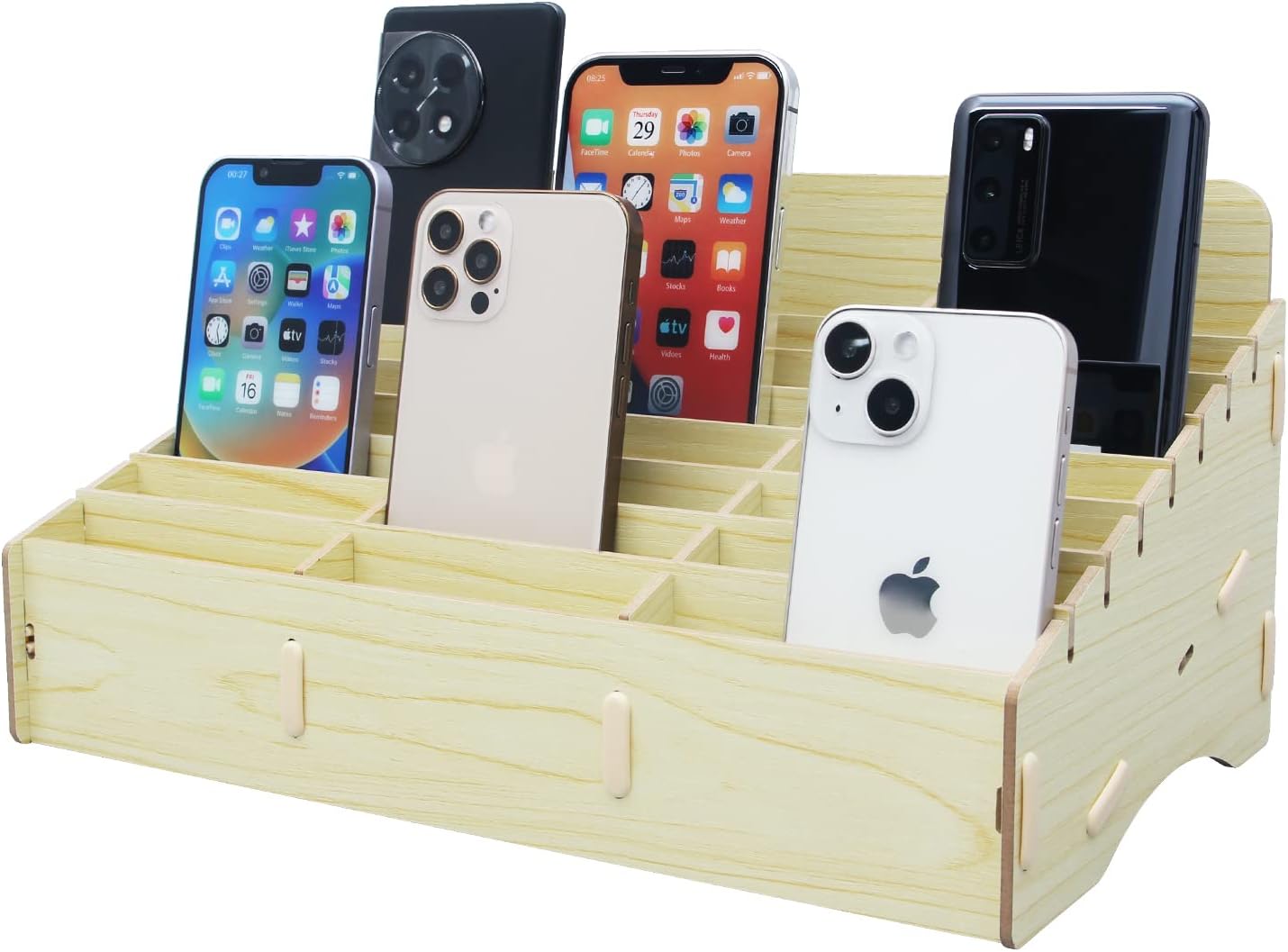Amazon.com: SEWACC Cell Phone Caddy Phone Storage Box Cell Phone ...