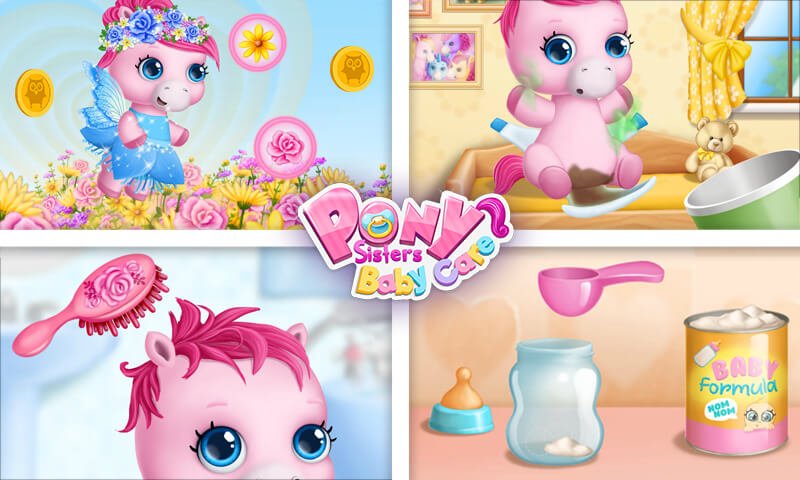 Pony Sisters Baby Horse Care - Babysitter Daycare:Amazon.com:Appstore ...