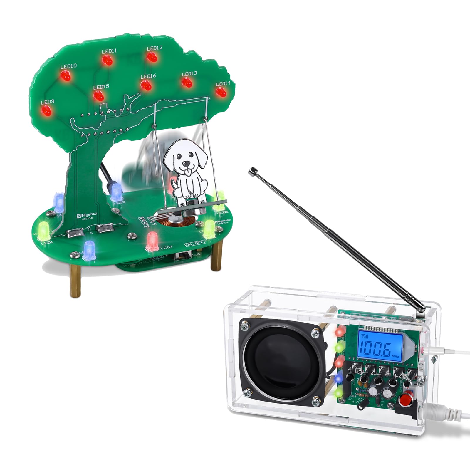 Amazon.com: Icstation Soldering Project, FM Radio Kit Electromagnetic ...