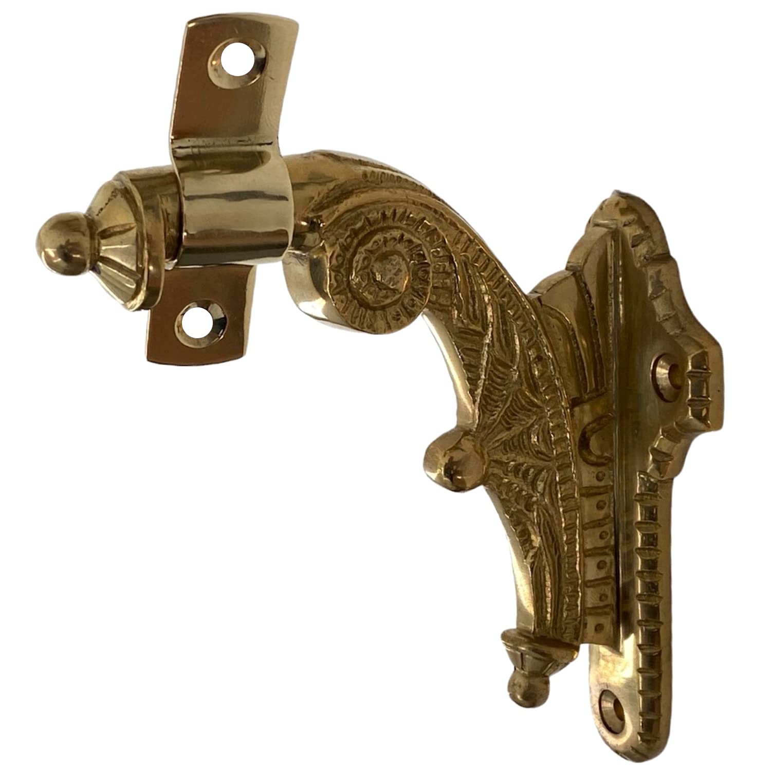 Amazon.com: Spider Web Hand Rail Bracket in Brass : Tools & Home ...