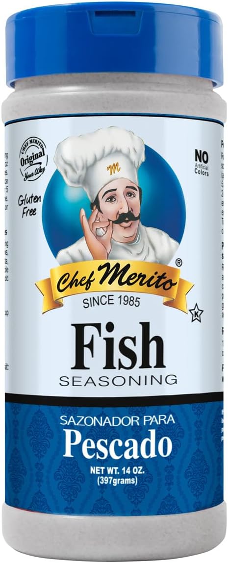 Amazon.com: Chef Merito | Fish Seasoning | 14 Ounces | Pack of One ...