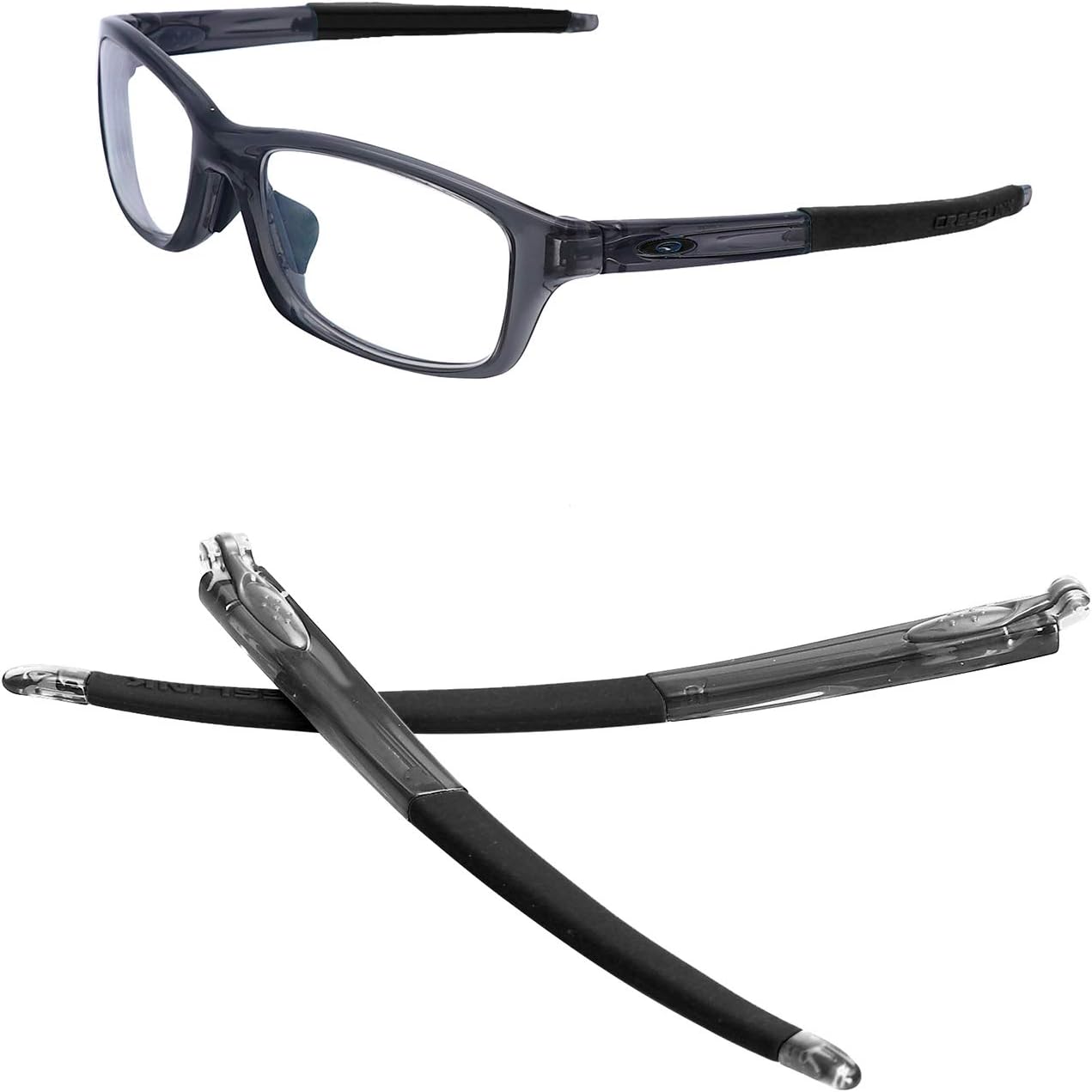Amazon.com: GOHIN Replacement Temples Arms Legs Gray Smoke For Oakley ...
