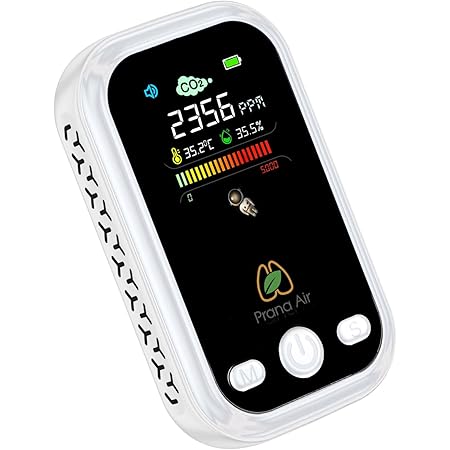 Prana Air Nano CO2 Monitor | Real-time Air Quality Detector - Portable ...