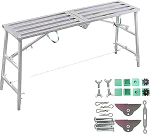 Multipurpose Scaffold Tower Ladder Stool Bench,Portable Fold Work ...