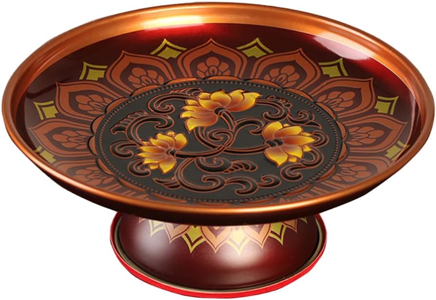 Plate Antique Offering Bowls Worship God Sacrificial Bowl Fruit Tray ...