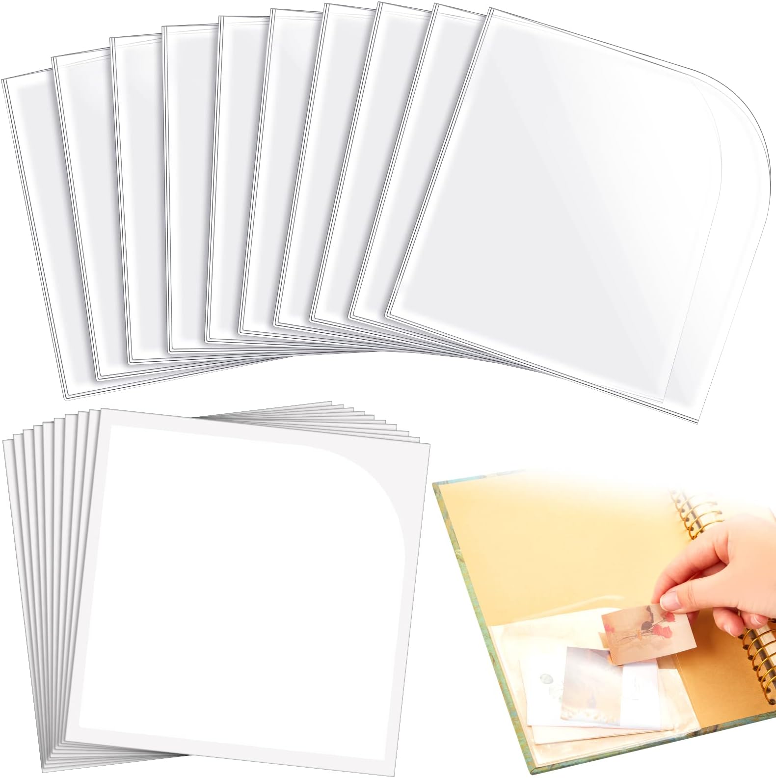 Amazon.com : C-Line Self-Adhesive Add-On Filing Pockets, 8-3/4 x 5-1/8 ...