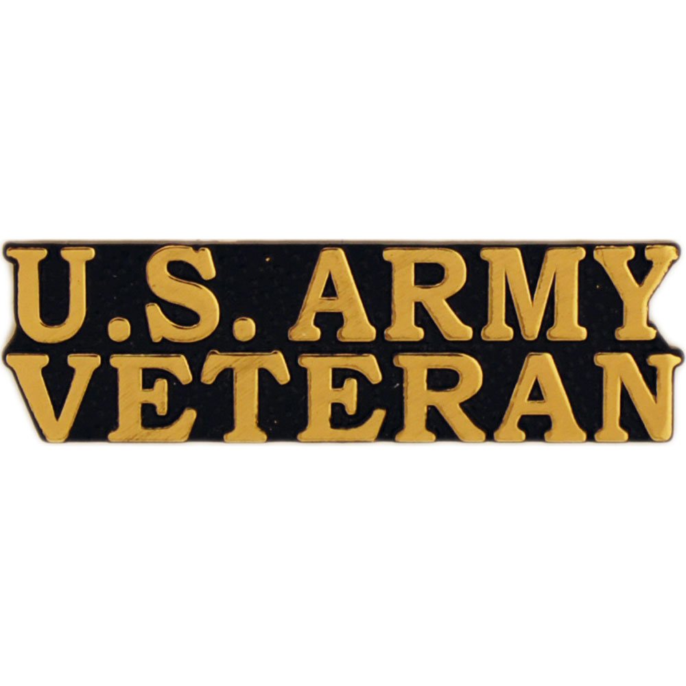 Amazon.com: EE, Inc. US Army Bold Faced Veteran Pin Military ...