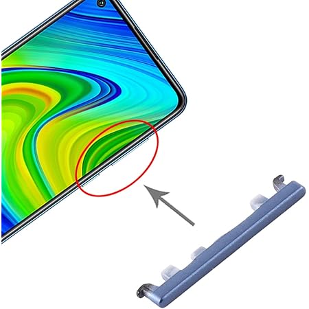 Compatible con XIAOMI REDMI NOTE 8 / 8T KIT TASTI TASTO LATERAL TASTO ...