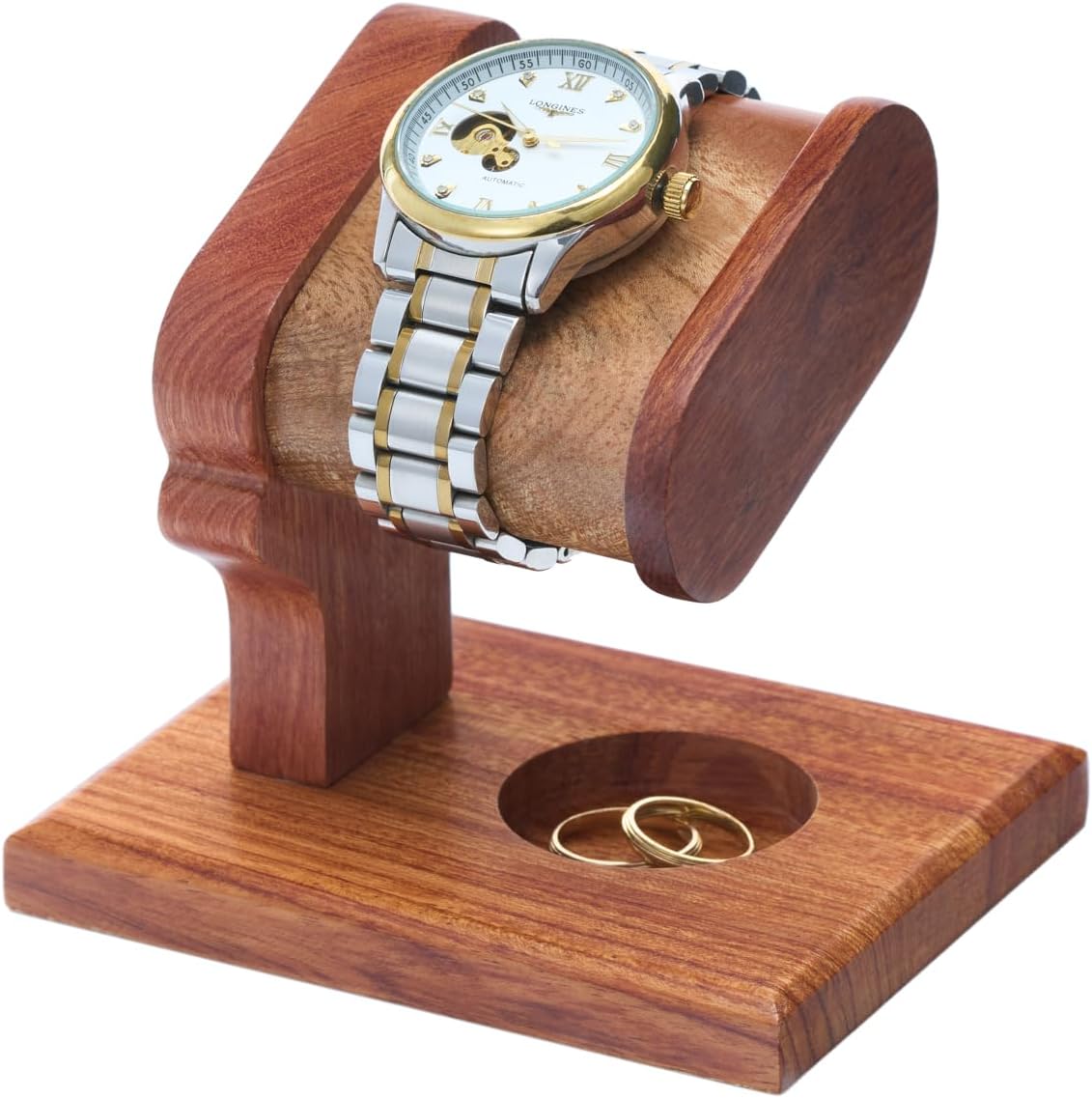 Amazon.com: Bimoha - Watches Stand - Handmade Wood Watch Stand for Men ...