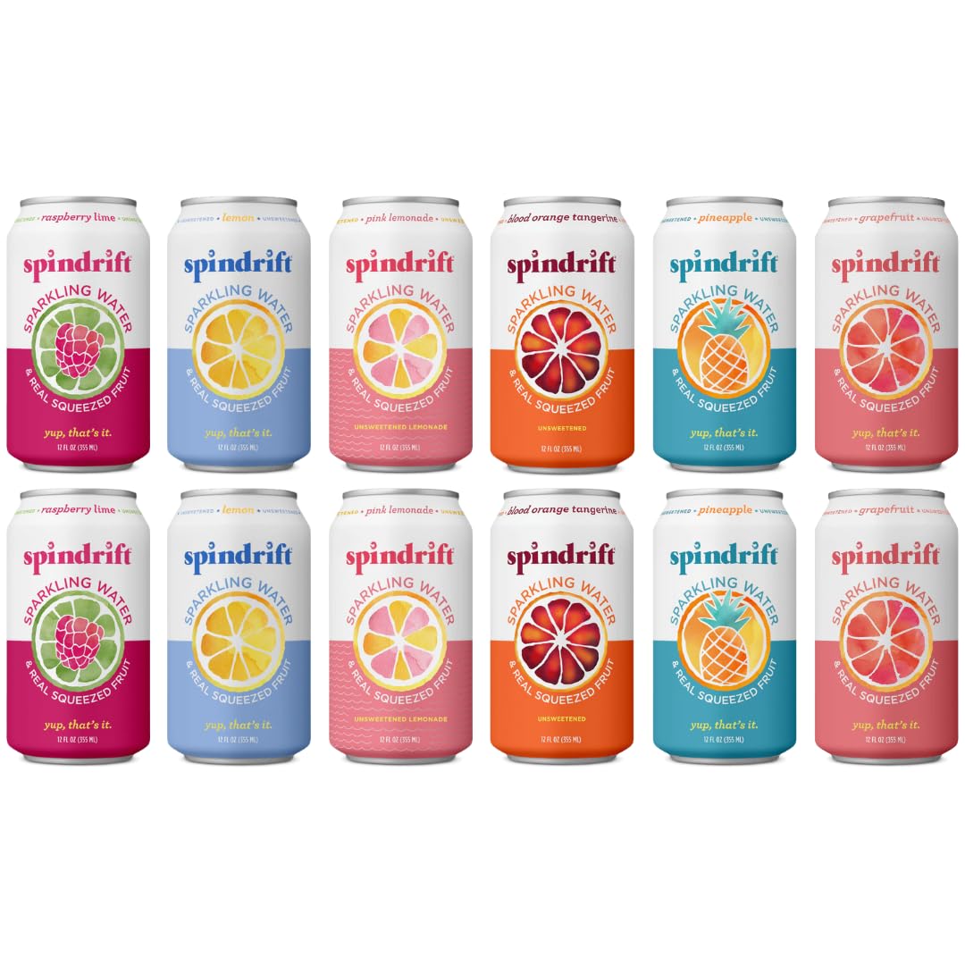 Snapklik.com : Generic Spindriift Sparkling Flavored Water Variety Pack, Made