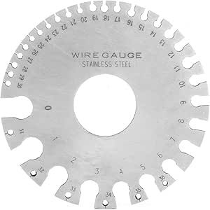 Stainless Steel Wire Gauge, Round AWG SWG Wire Gage Thickness Wire ...