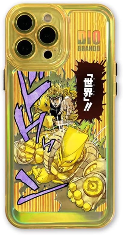 Amazon.co.jp: ジョジョ スマホケース ディオ iPhone14用ケース ジョジョの奇妙な冒険 スマホケース DIO ディオブラン ...