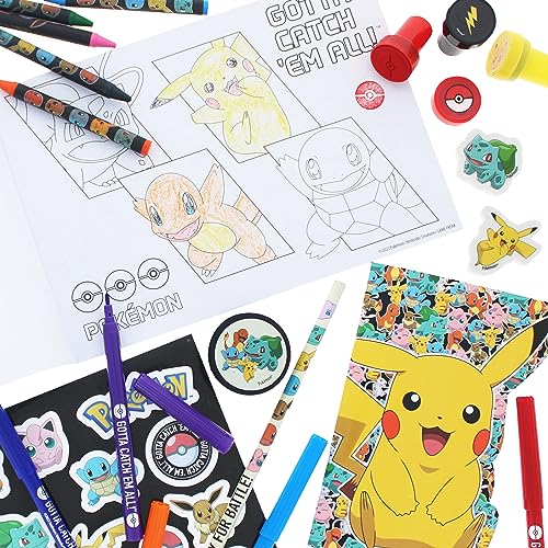 Pokemon Activity Set | Mega Large Art Set | Pokemon Colouring Set ...
