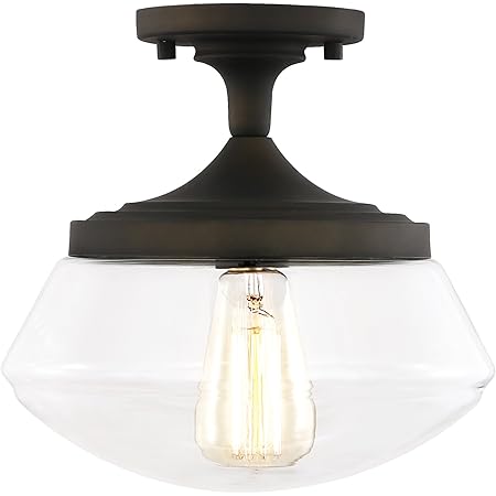 Light Society Crenshaw Flush Mount Ceiling Light, Oil Rubbed Bronze ...
