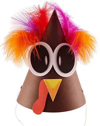Amazon.com: XEGZLH Thanksgiving Turkey Hat for Kids Teens Thanksgiving ...