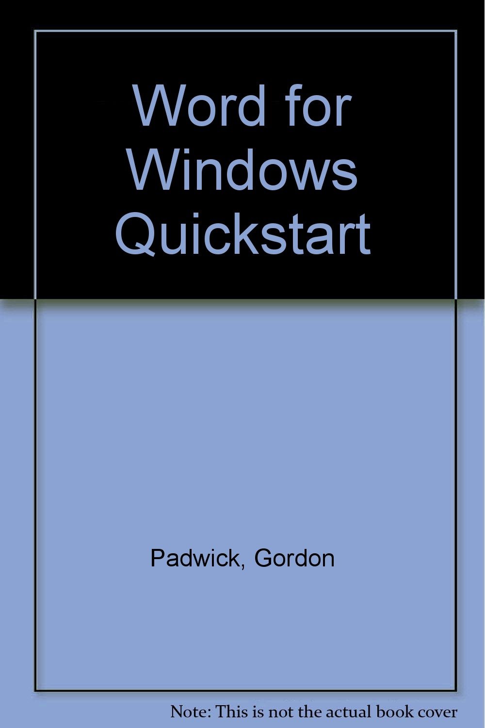 Word 6 for Windows: Quickstart: 9781565297906: Computer Science Books @ Amazon.com
