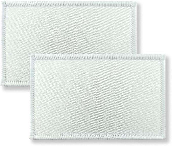 Amazon.com: Overdecor Solid White Blank Flag Patch Plain White Tactical ...