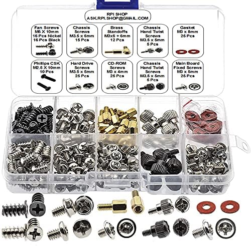 Rpi shop - 179 Pcs Assorted Screw Kit For PC Computer Screw, Standoffs ...