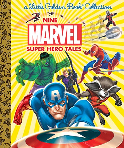 Nine Marvel Super Hero Tales (Marvel) (Little Golden Book Treasury ...