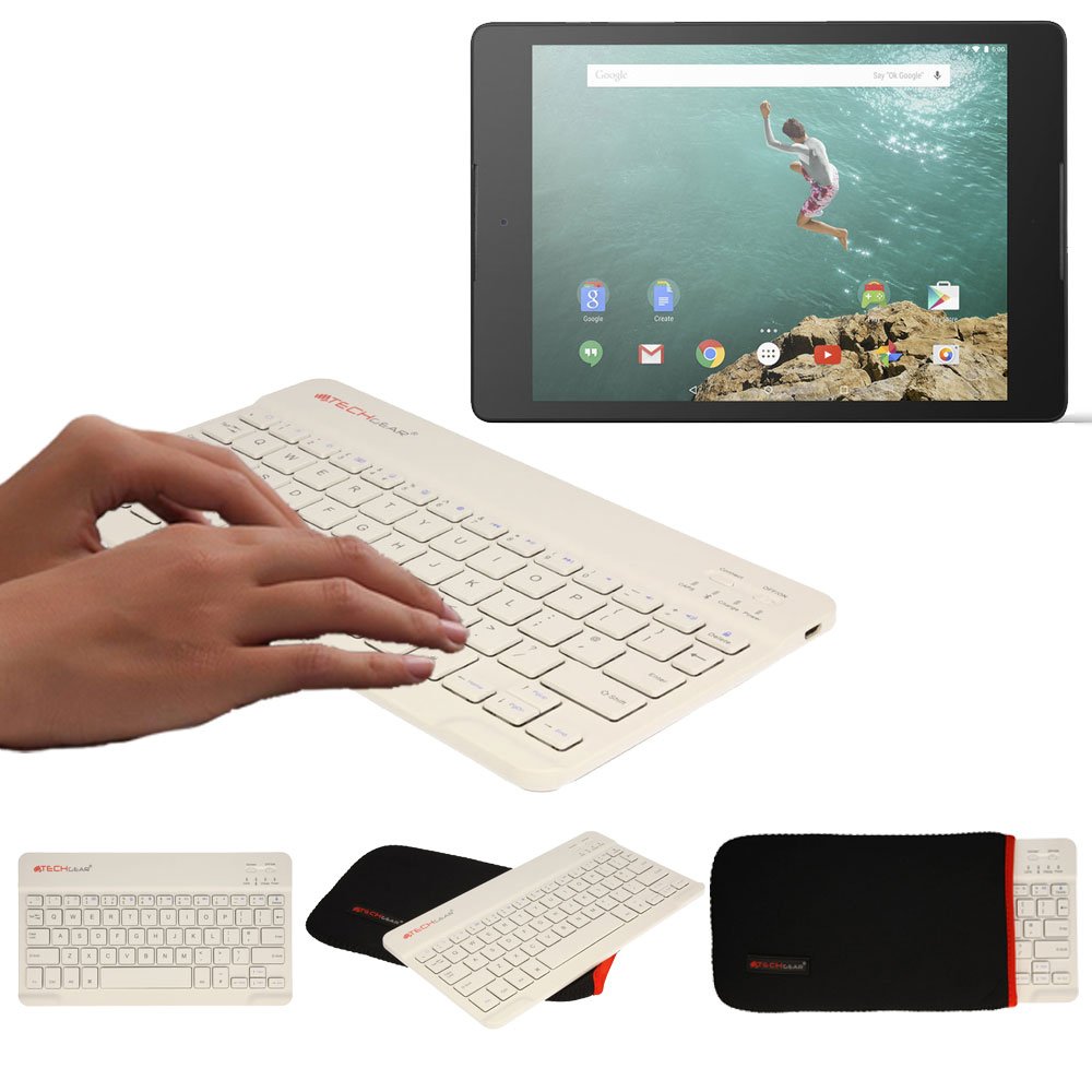 TECHGEAR Active Strike (S) Slim Bluetooth Wireless UK Keyboard With ...