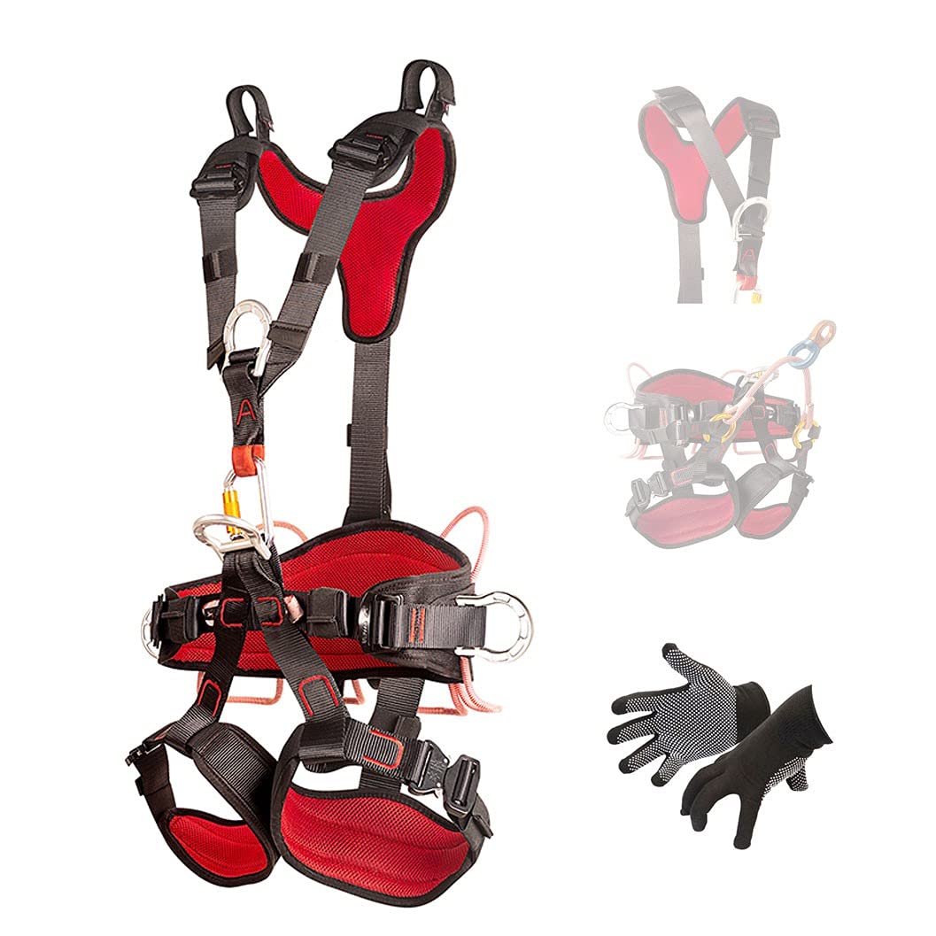 Buy Climbing Harness Tree Climbing Gear, Full Body Climbing Saddle for ...