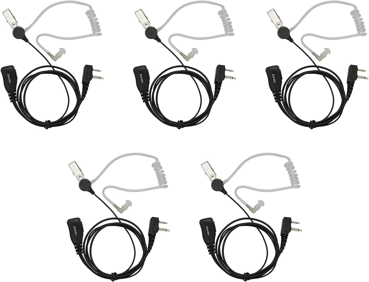 Amazon.com: KCTIN Walkie Talkie Headset for Midland with Mic Security ...