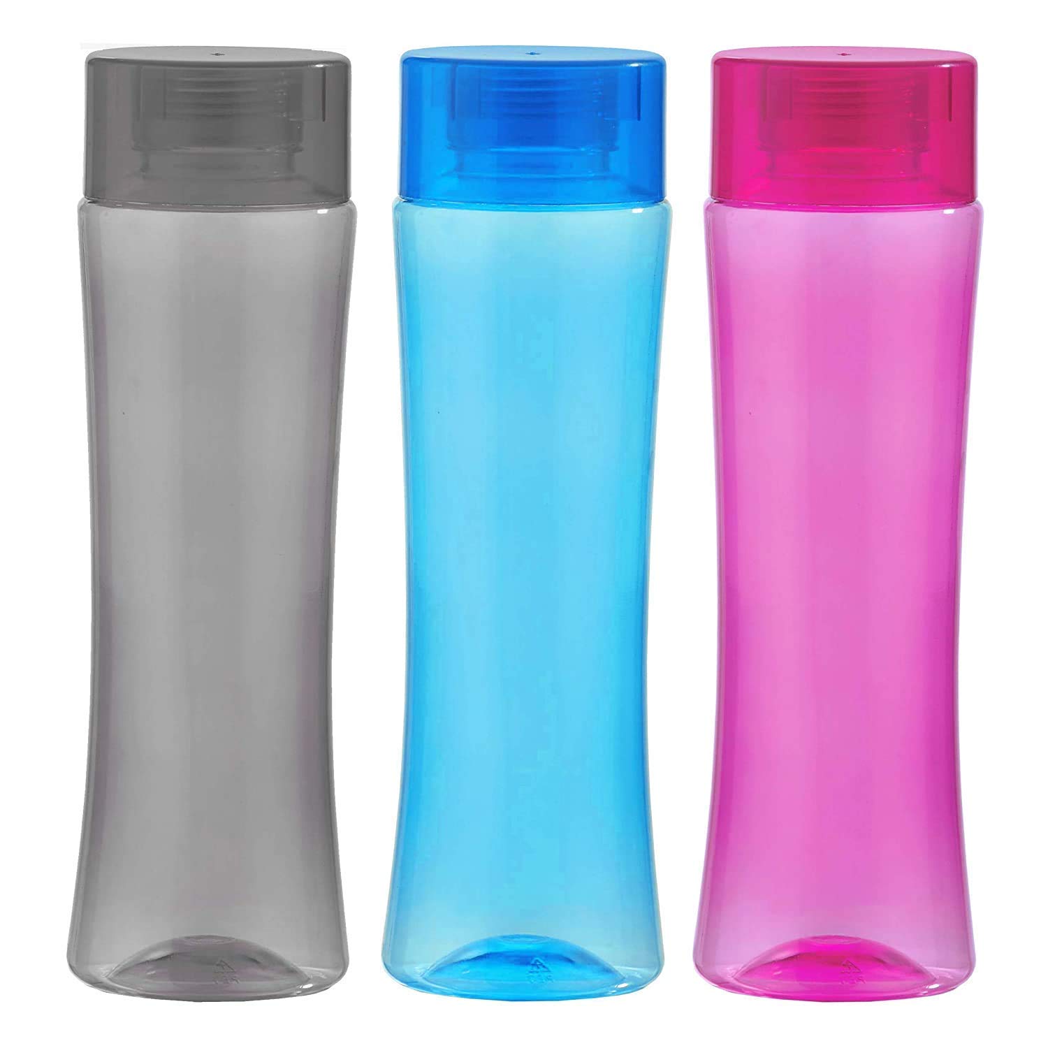 Luxafare Plastic Fridge Bottle Set (1 Liter,3 PCS) : Amazon.in: Home ...