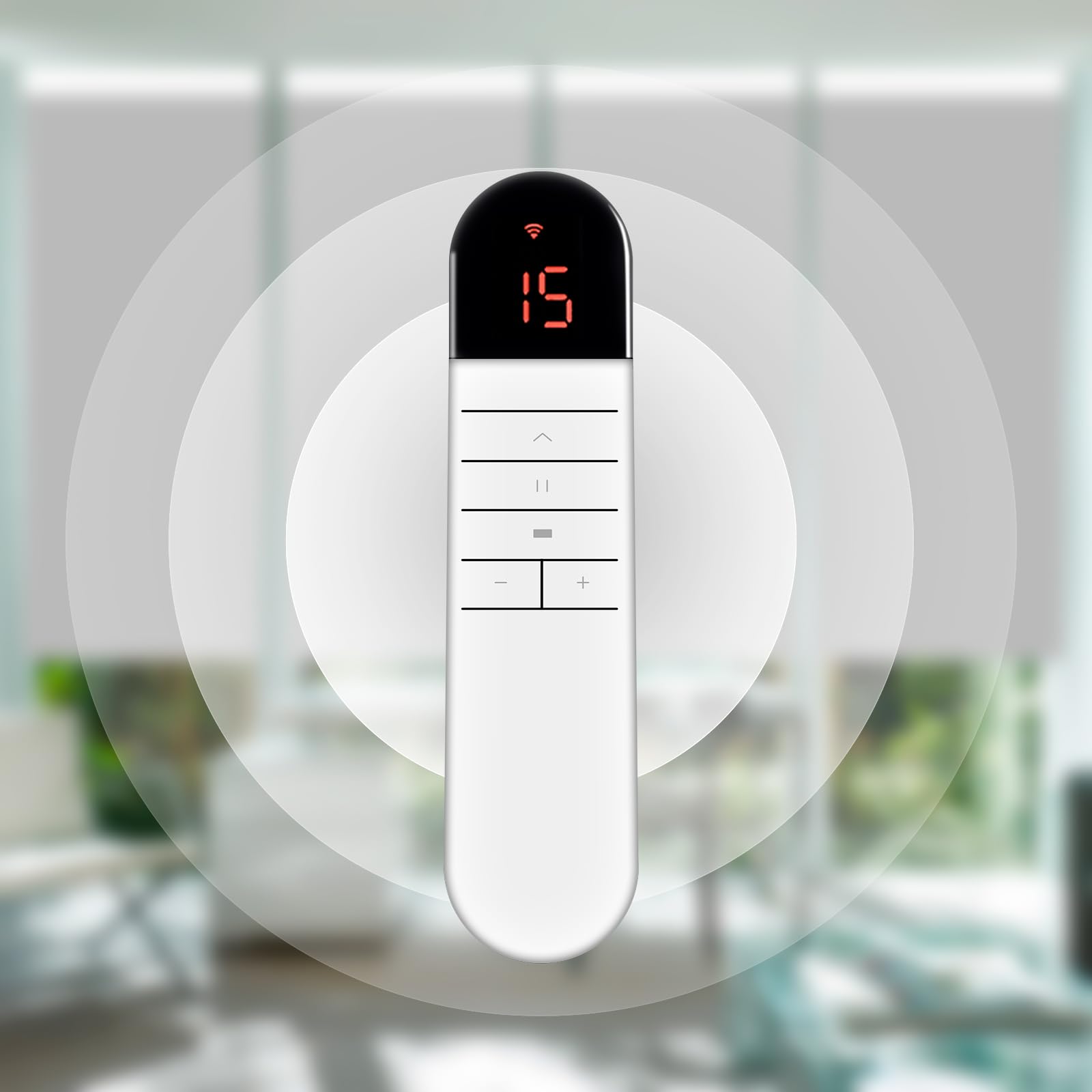 Amazon.com: Motorized Blinds and no Drill Blinds 15 Channel Remote ...