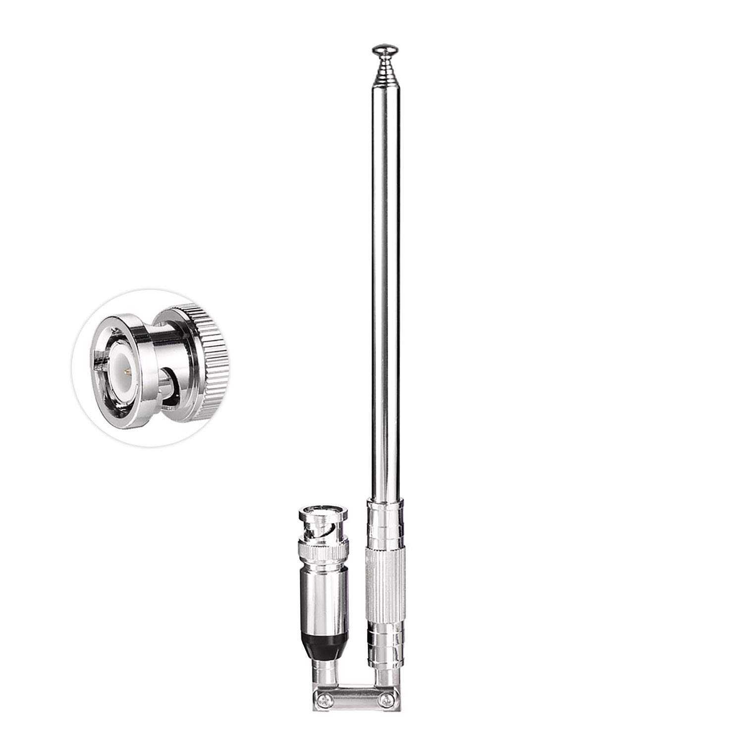 Amazon.com: Bingfu 20-1300MHz Police Scanner Antenna 8 Section ...