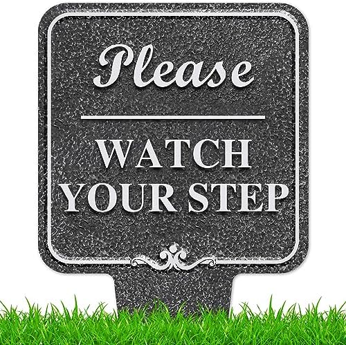 Amazon.com: Please Watch Your Step Sign, 7"x13", Heavy Duty Integrated ...