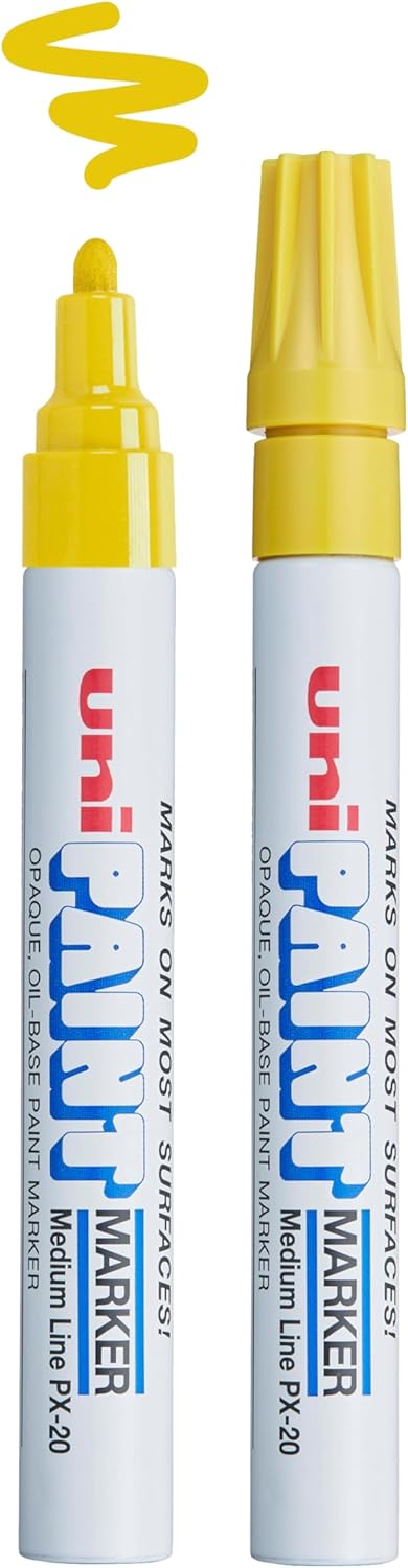 Amazon.com: uni-ball Uni Paint PX-20 Oil-Based Paint Markers, Medium ...