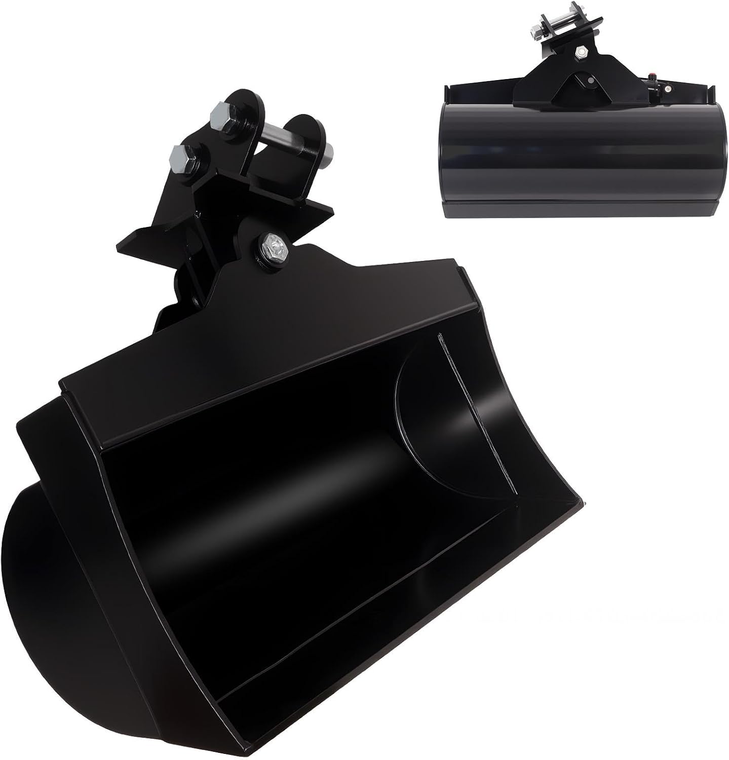 Amazon.com: 31.5" Mini Excavator Bucket, Toothless Plain Mud Buckets ...