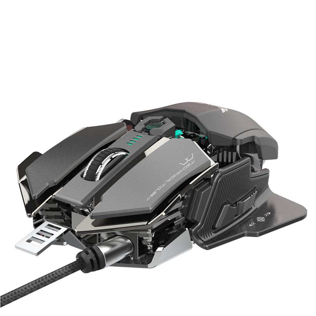 Buy Gaming Mouse, Mechanical Gaming Mouse / 10 Button Programmable ...