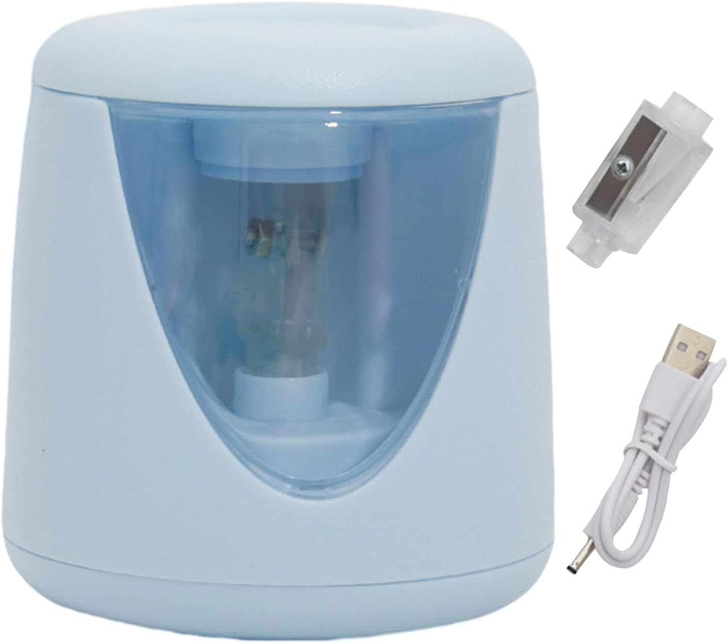 Hesitroad Portable Electric Pencil Sharpener with Large Shavings Bin ...