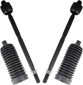 Amazon.com: TRQ Inner Tie Rods & Bellows Kit Compatible with 2017-2020 ...