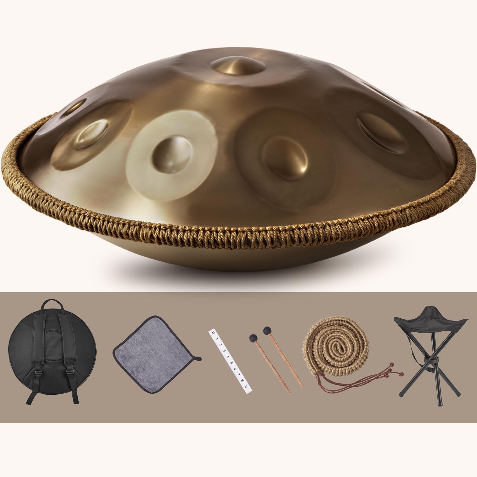Amazon.com: Melkus Handpan Drum, Handpan Drums for Adults 22 Inches 9 ...