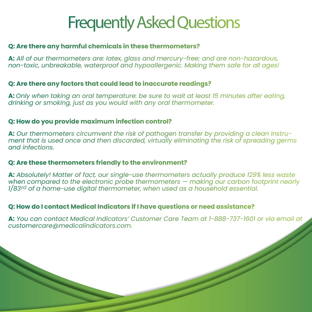 Snapklik.com : NexTemp Ultra Single-Use Thermometers - Individually ...